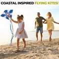 Assorted Flying Kite Pack by Fun Express, 28 x 28 with 54 in Tails ...