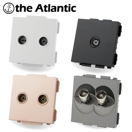 S Series- Double / Single Tv Television Socket Function Module Diy Part ...