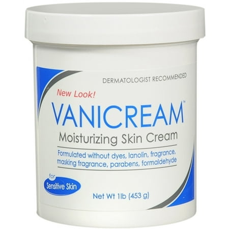 Vanicream Moisturizing Skin Cream for Sensitive Skin 16 oz (Pack of 4 ...