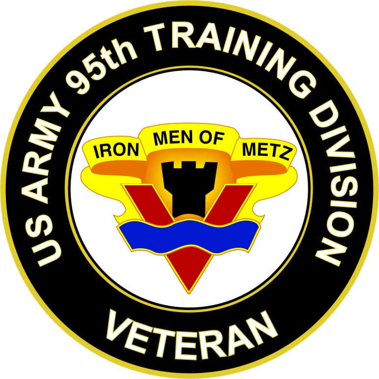 3.8 Inch U.S. Army Veteran 95th Training Division Sticker Decal ...