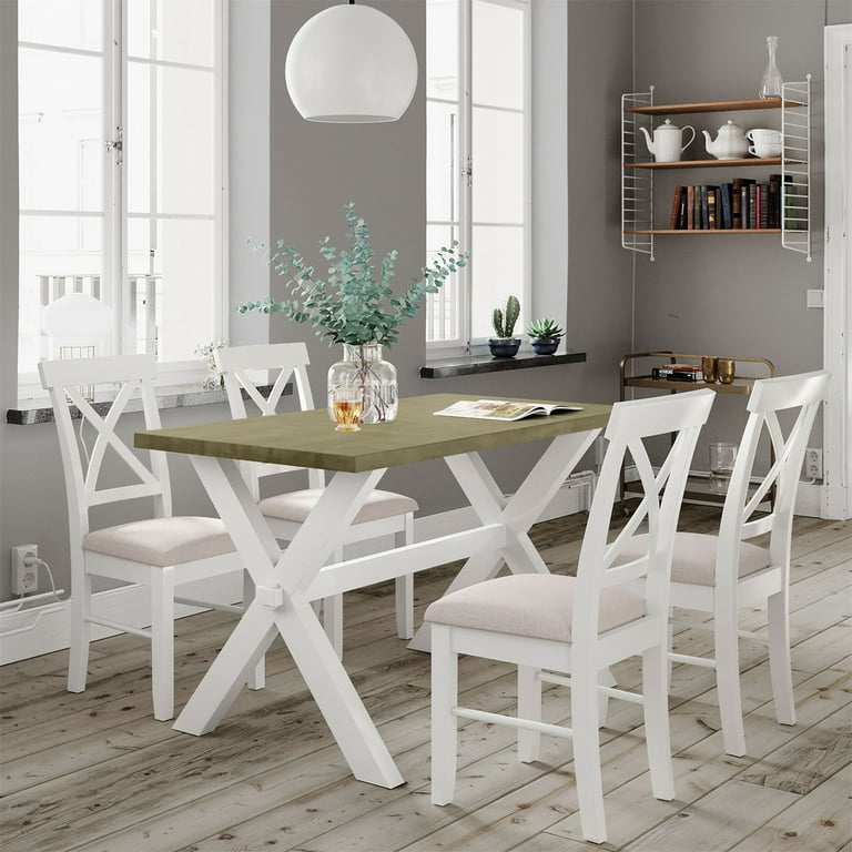 Rustic White Dining Table