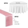 12-piece disposable round tablecloth and banner set, featuring a round ...