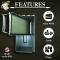 U.S. Military Issue 50 Cal Ammo Can (M2A1/M2A2), Solid Alloy Steel ...