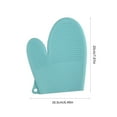 EDHITNR High Temperature Silicone Oven Gloves, Heat Resistant Kitchen ...