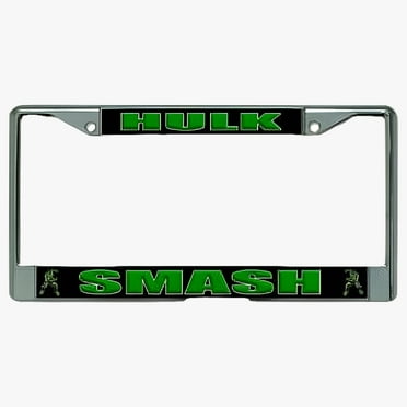 Deadpool Multi Logo Chrome License Plate Frame - Walmart.com