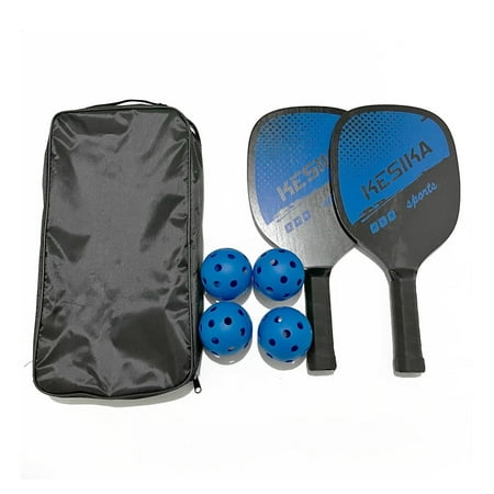 Pickleball Paddle Set Pickleball Rackets Ball Set 2 Rackets & 4 ...