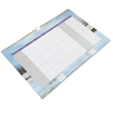 18" x 24" Erasable Undated One Month Laminated Wall Calendar Monthly ...