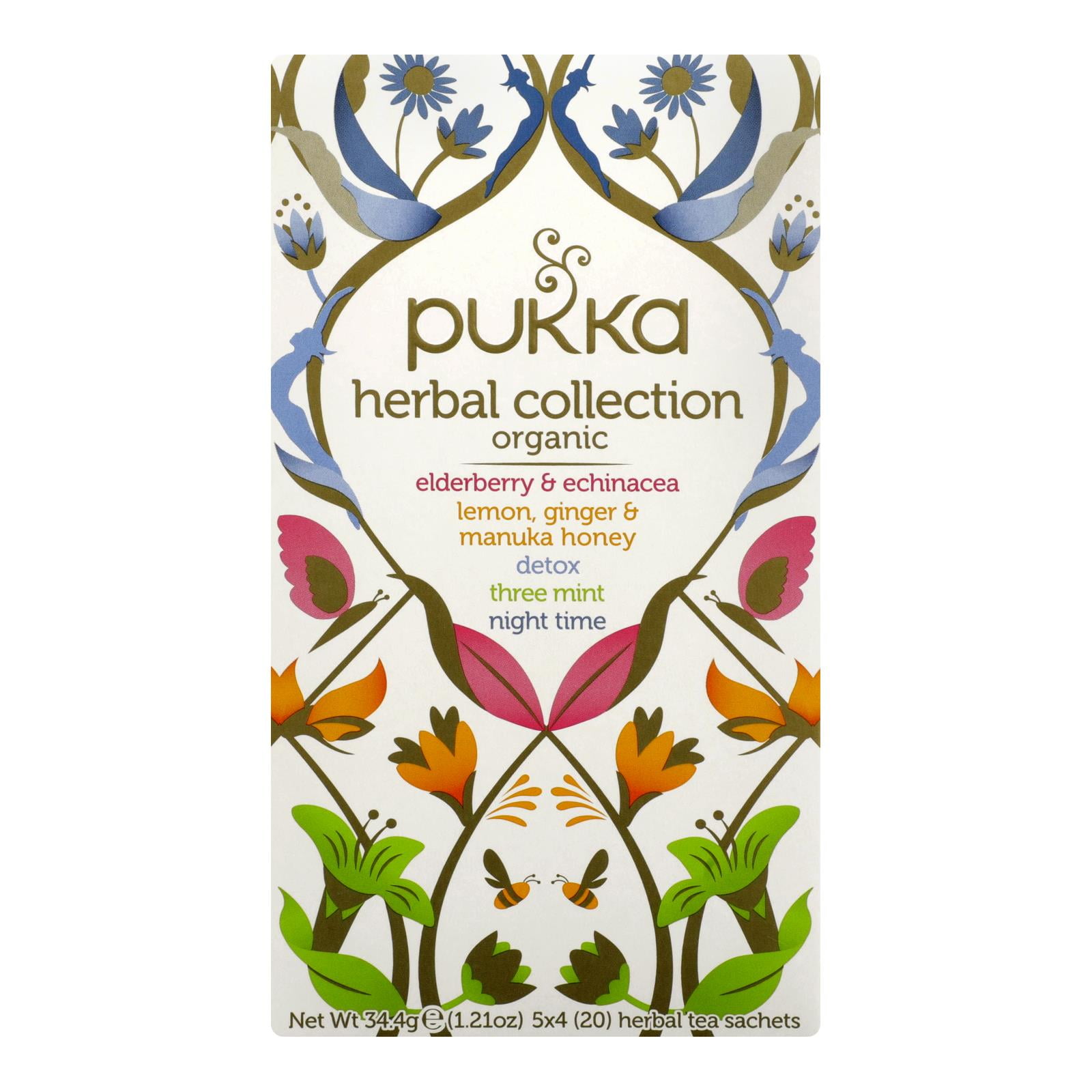 Pukka Herbal Collection 20 tea sachets - Walmart.com