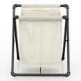 Furniture of America Nurle Industrial Laundry Hamper, Sand Black and ...