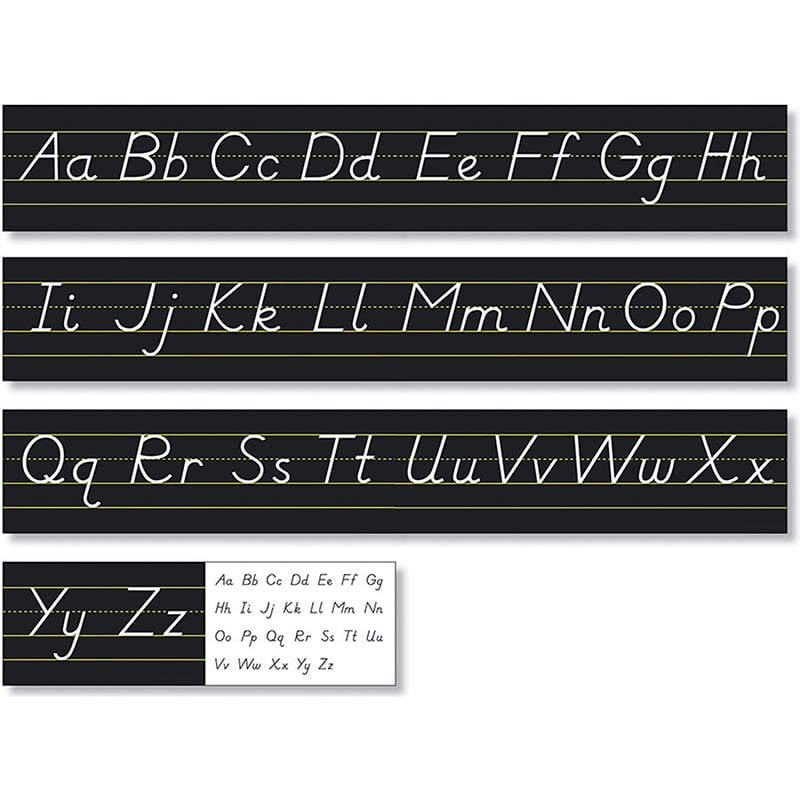 Black Modern Manuscript Alphabet Line | Bundle of 10 Each - Walmart.com
