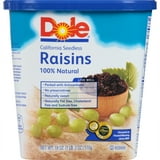 Dole California Seedless Raisins, 18 Oz Snack - Walmart.com