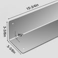2Pcs Siding Corner Guards Protector with 89° Angles Rustproof Metal ...
