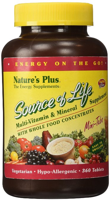 Nature's Plus Source Of Life Mini-Tablet 360 ct - Walmart.com