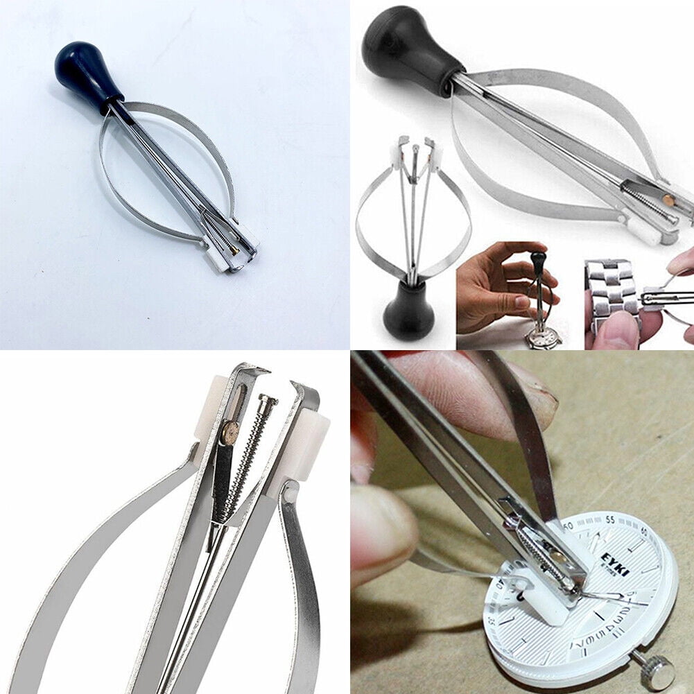 US 1-2 Pc Watch Repair Tool Watchmaker Hand Remover Plunger Pull Link ...