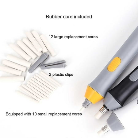 ABS Kids Electric Eraser Adjustable Battery Durable Replacing Tool ...