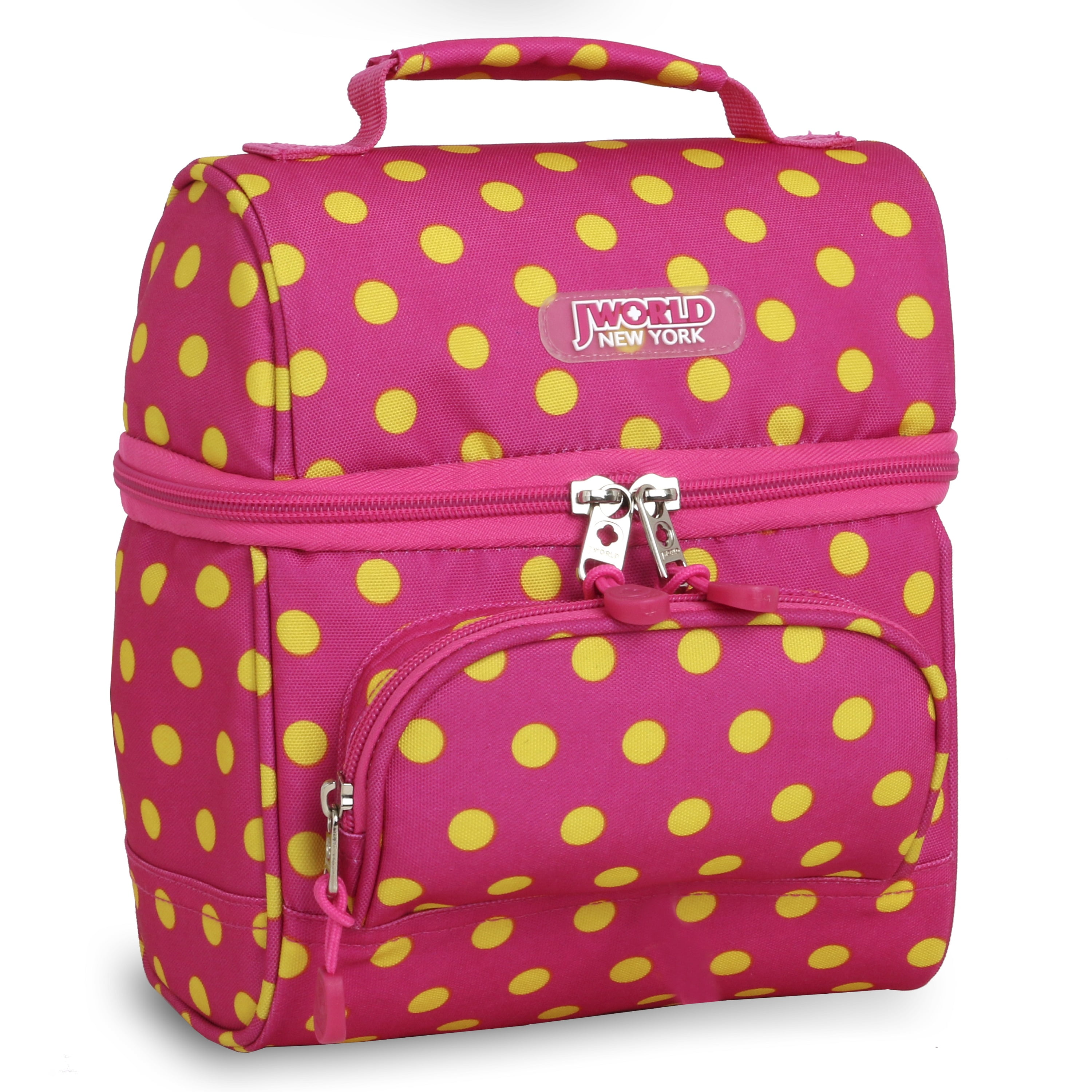 J World Corey Insulated Lunch Bag - Pink Buttons – BrickSeek