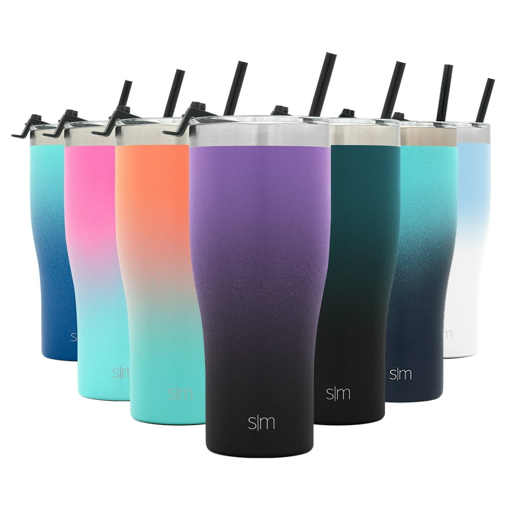 Simple Modern 32oz Slim Cruiser Tumbler with Straw & Closing Lid Travel ...