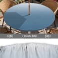 ARTSLION Round Outdoor Tablecloth For Up To 52in With Umbrella Hole ...