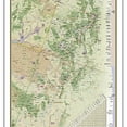 National Geographic Continental Divide Trail Map, Laminated, 18" x 48 ...