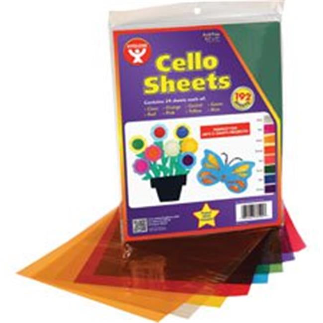 Cello Sheets - Assorted Colors - Walmart.com - Walmart.com