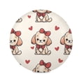 15.4 Inch Round Placemats Set of 4 Washable Heat Resistant Placemats ...