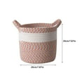 Back to School Storage Deals! ESULOMOP Storage Basket Handwoven Storage ...