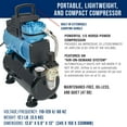 Master Airbrush Super Cool Runner Dual Fan Compressor with Tank, 3 ...