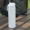 Mainstays 24 fl oz Arctic White Solid Print Insulated Stainless Steel ...