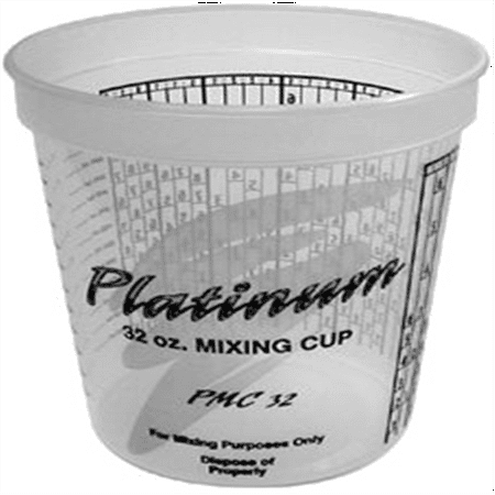 Ez Mix EMX-PMC32 Platinum Mixing Cups With Ppg Ratios, 1-quart ...