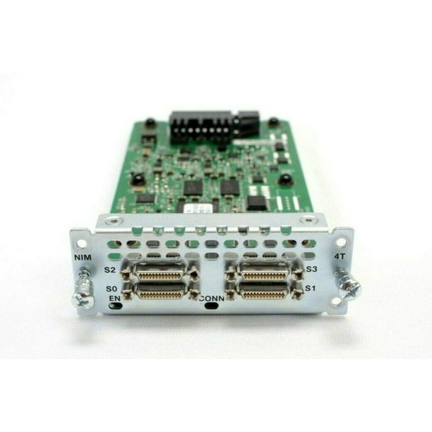 Cisco NIM-4T WAN Network Interface Module Serial Adapter - Walmart.com