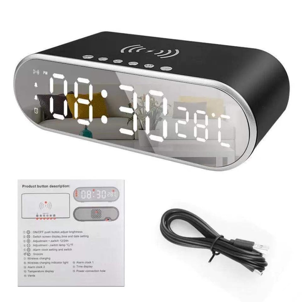 Durable Gift Temperature Display Snooze Clocks Digital Alarm Clock ...