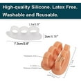8Pcs Gel Hammer Toe Crest Pads, Hammer Toe Straightener with 3 Loops ...