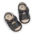 Bonario Baby Girls Sandals Rubber Sole Infant Summer Bow-Knot Shoes for ...