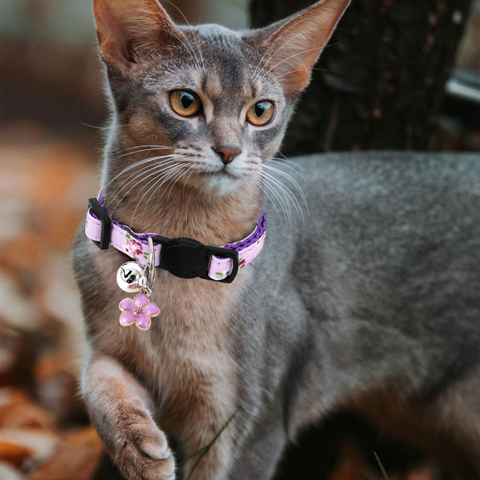 Wifklsiipg Fragmented Cat Ribbon Cat Collar Fresh Little Fragmented Cat Ribbon Cat Collar 4x14x2cm