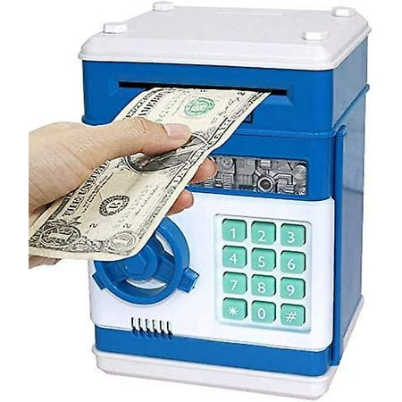 Hvops Super Electronic Bank,bank Code Lock For Kids Baby Toy Safe Coin ...