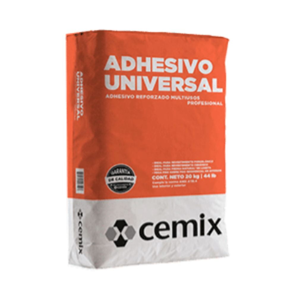 Adhesivo Universal Blanco Cemix 20 Kg Cemix 30847 | Walmart en línea