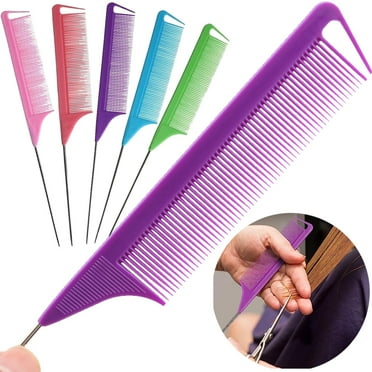 Firstline Evolve Rat Tail Combs, Black, 2 Ct - Walmart.com