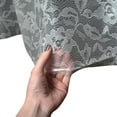Round Plastic White Lace Print Table Cover, 84" - Walmart.com