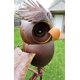 Kinetic Metal Brown Owl Yard Stake Rocking Wind Spinner Whirly-Gig ...