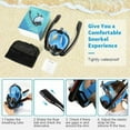 Full Face Diving Snorkel Mask Set Scuba Dual Tube Swimming Underwater ...