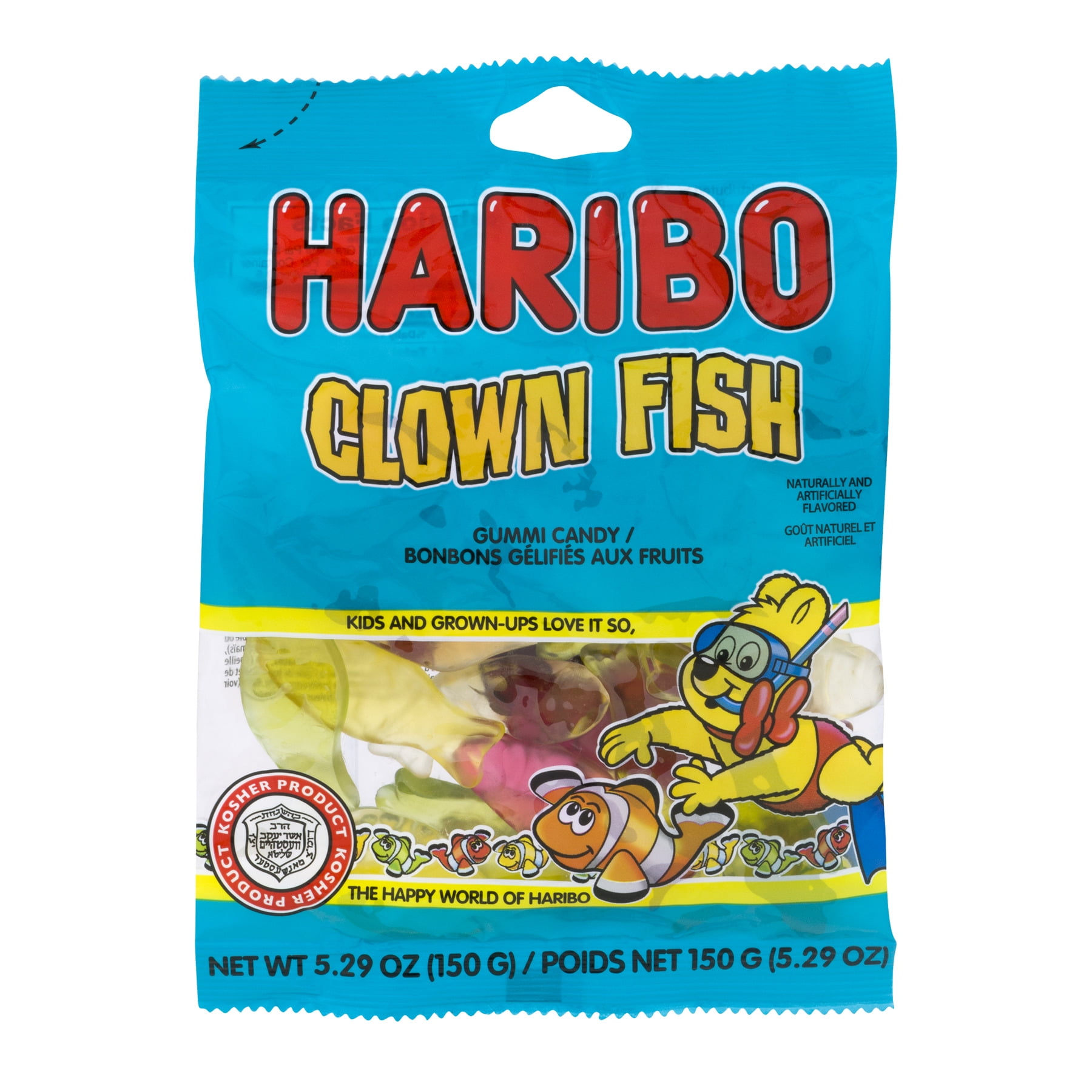 Haribo, Gummi Candy Clown Fish, 5.29 Oz - Walmart.com - Walmart.com