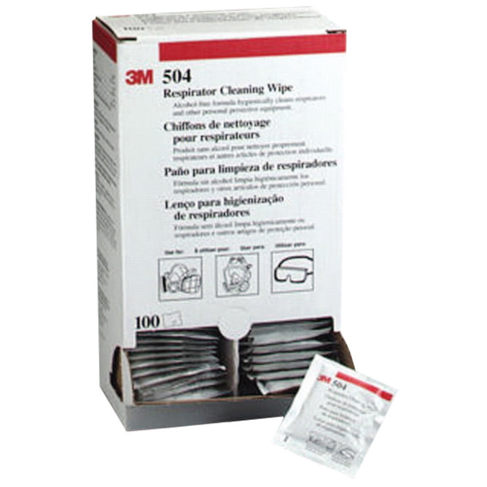 3M? Respirator Cleaning Wipe 504/07065(AAD), 500 EA/Case - Walmart.com ...