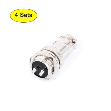 XS12-5 12mm Thread 5 Pin Push-Pull Aviation Connector Male Female Plug ...
