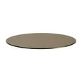36" Round Bronze Tempered Glass Table Top By Spancraft Glass - Walmart.com