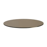 36" Round Bronze Tempered Glass Table Top By Spancraft Glass - Walmart.com