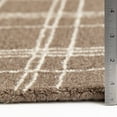 Better Homes & Gardens Brown Plaid Wool Indoor Area Rug, 5x7 - Walmart.com