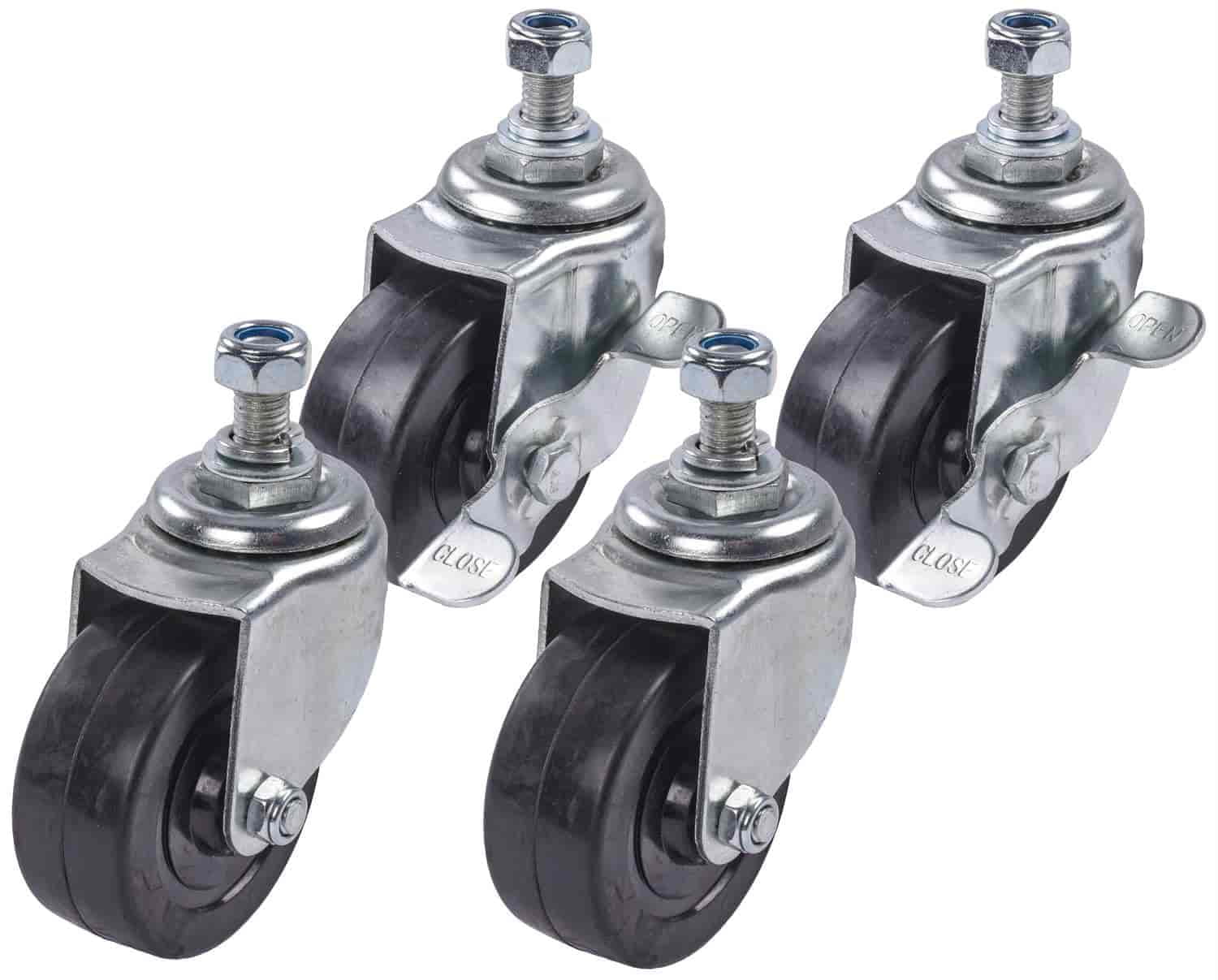 JEGS 81424-1 Replacement Casters For JEGS 3-Shelf Shop Cart (555-81424 ...