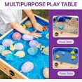 Plum® Wooden Sand and Water Table with Cover - Toddler Sensory Toys ...