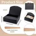 Cardboard Paper Gift Packing Boxes with Goldenrod Ribbon Rectangle ...