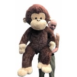 Big Plush Giant 4ft Stuffed Monkey XL - Brown Teddy Bear Alternative ...